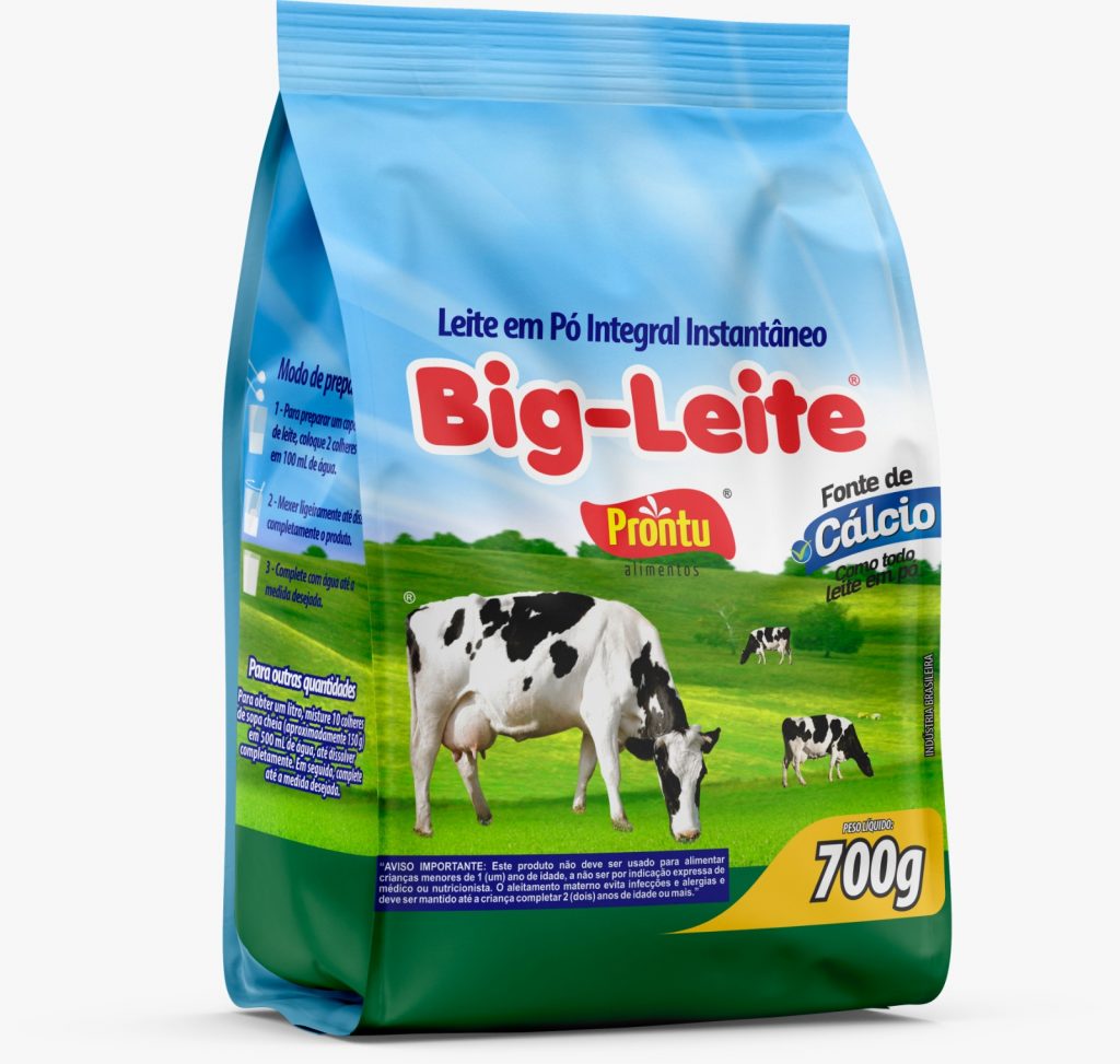 Leite em Pó Integral Instantâneo Big Leite - 700g - Prontu Alimentos